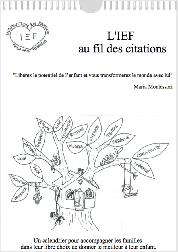 Projet Calendrier IEF 2022 - Site de iefalsace