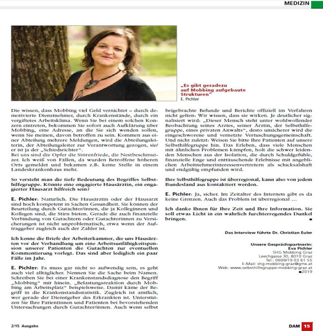 Interview Dr. med. Christian Euler - mobbing konkret