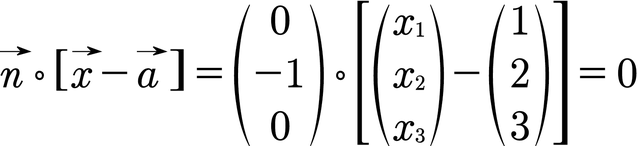 Normalenform zu Koordinatenform - Studimup.de