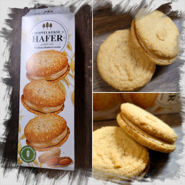 Doppelkekse Hafer Erdnussbuttercreme - zuckerwelt im test