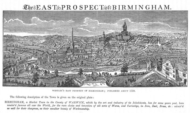 A Brief History of Birmingham - History of Birmingham Places A to Y