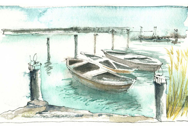 Boote malen- Workshop - für mehr WOW in deinem Aquarell