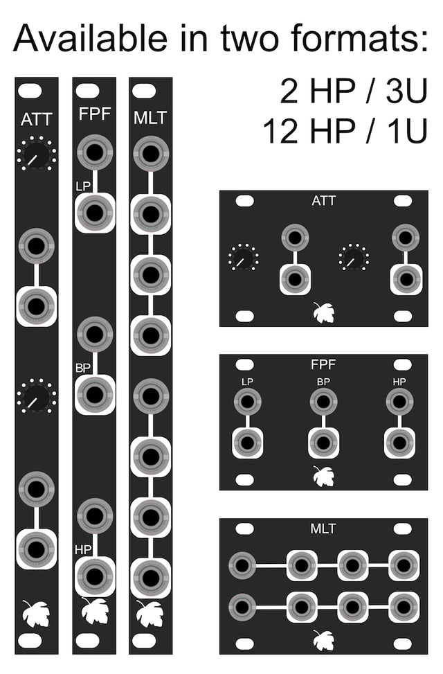 2HP Passive Modules - LeafAudio's Website!