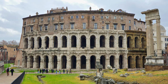 The Theatre of Marcellus: One of the longest standing ancient Roman entertainment complexes ...