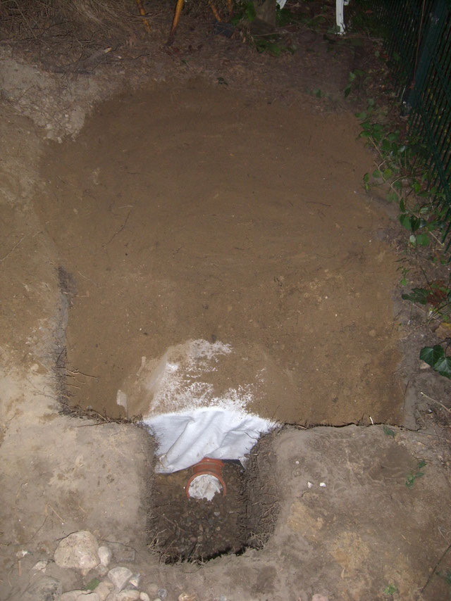 Regenwasser Sickergrube / Sickerschacht - Anleitung zum selber bauen ...