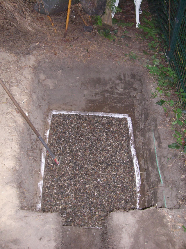 Regenwasser Sickergrube / Sickerschacht - Anleitung zum selber bauen ...