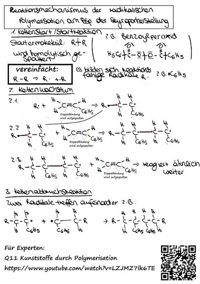 Vom Styrol zum Polystyrol (Styropor) - Der Mechanismus der ...