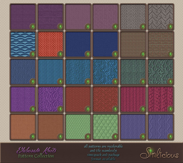 Patterns - Custom Content for the Sims 3 by Simlicious