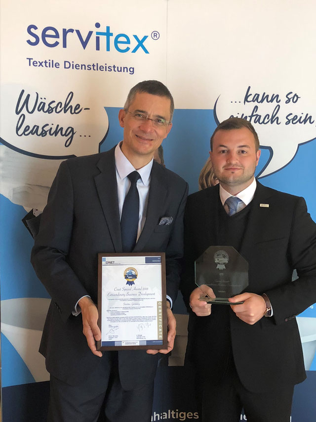 Servitex mit CINET Special Award 2018 ausgezeichnet - Fleischmann Servitex mit CINET Special Award 2018 ausgezeichnet - Fleischmann