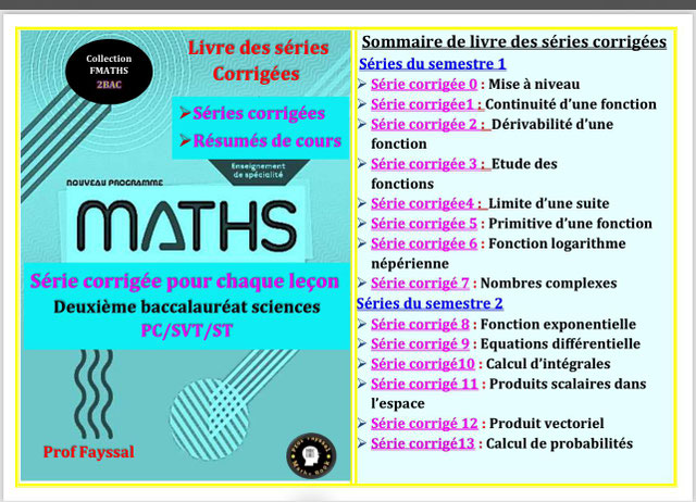Séries corrigées 2bac SC exp - Site de elboutkhili