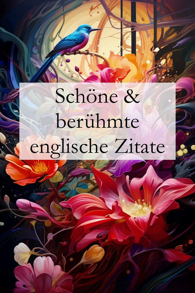 Schöne kurze und lange englische Sprüche - Englisch lernen