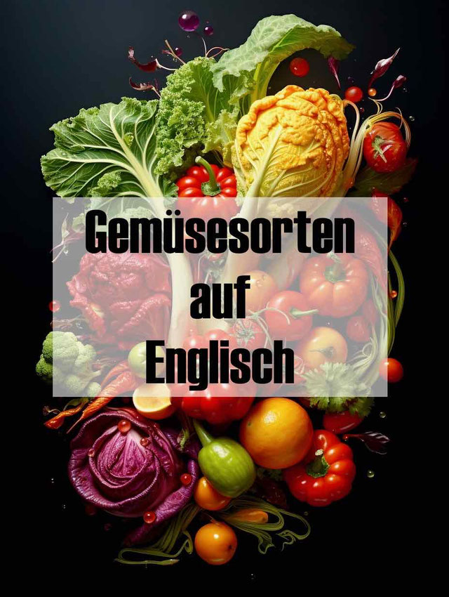 Gemüse auf Englisch: Liste - Englisch lernen