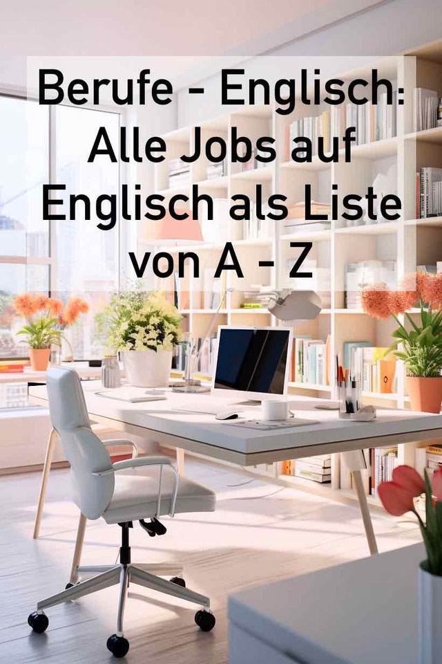 Berufe auf Englisch: Berufsbezeichnungen, Vokabeln - Englisch lernen