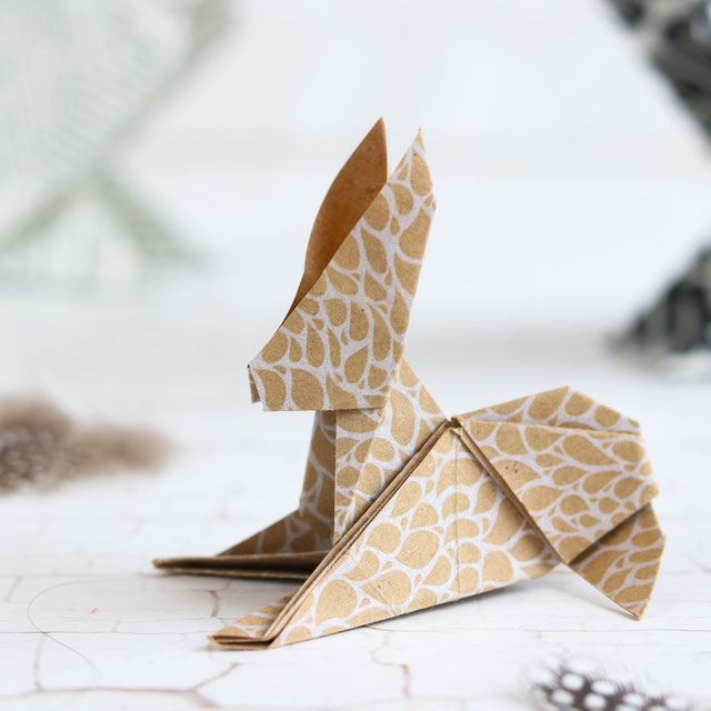 Origami-Hase Version 3 - leine-design