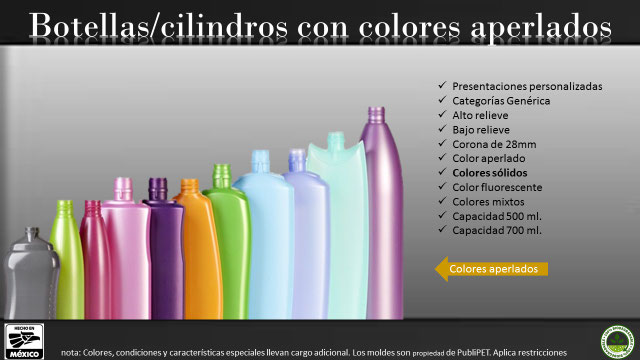 Gama de colores aperlados - Página web de publipet