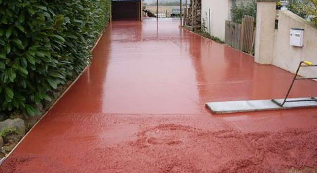 Hormigón coloreado - Ventajas - Usos - Características - Galistar