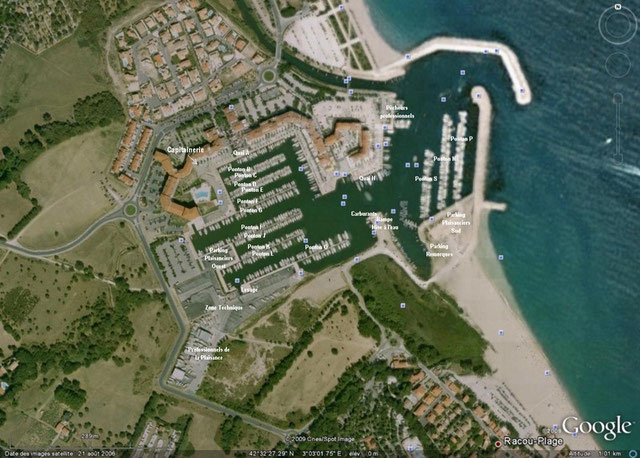 Plan - Port d'Argelès sur Mer