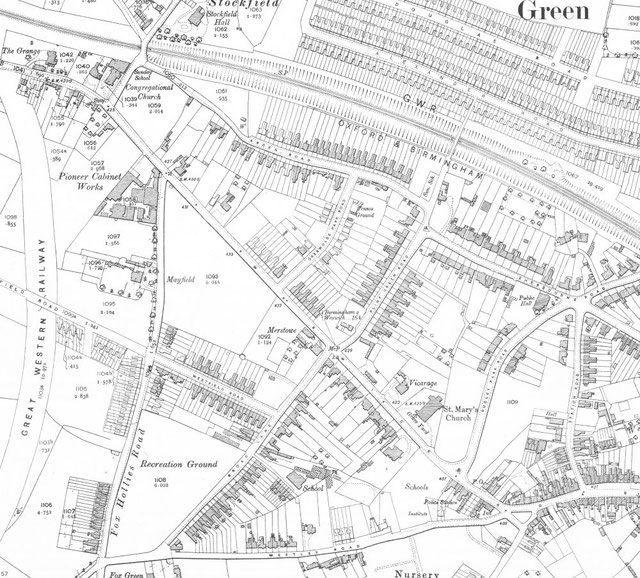 Warwick Road, south side from opposite Stockfield Road to Westley Road ...