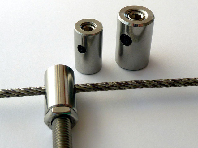 Wire Rope Terminal Stopper - Seilsysteme + Abspannungen aus Edelstahl