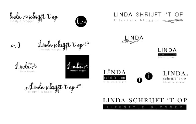 Logo ontwerpen of laten maken?Q Designs - Lindaschrijfthetop.nl