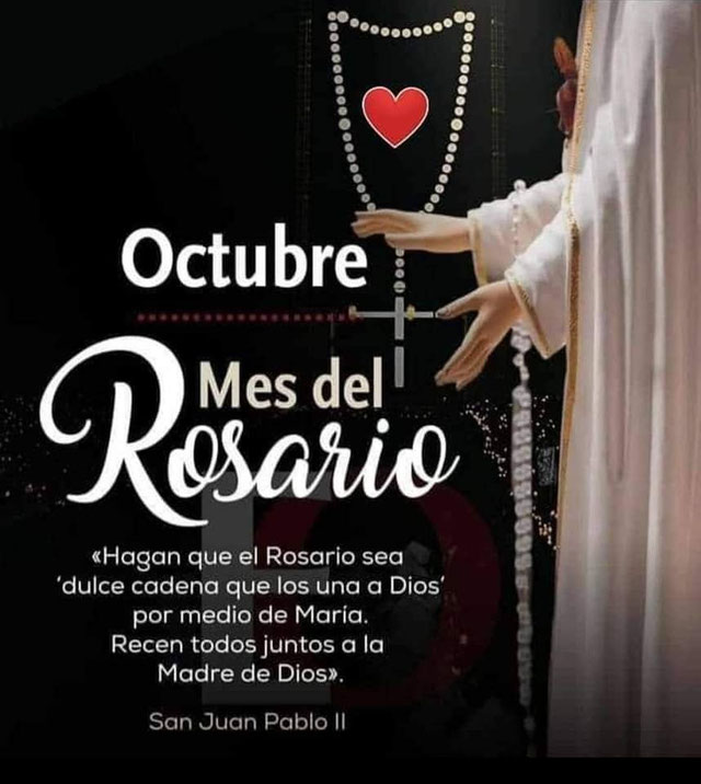 OCTUBRE MES DEL SANTO ROSARIO - Página Jimdo de mariamadrecelestial