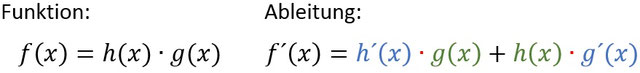 Produktregel / Ableitung - Studimup.de