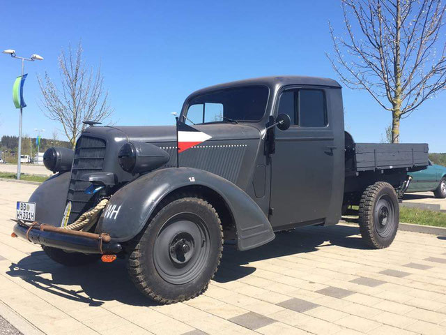 Opel "6" mit Pritsche - Opel 1.3 Ltr.1397 1934-35 Opel " 6" Opel Super ...