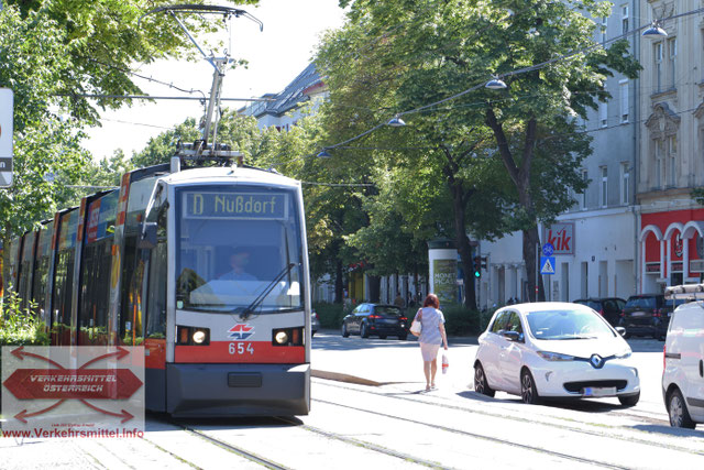Linie D Wien - Verkehrsmittel Österreich