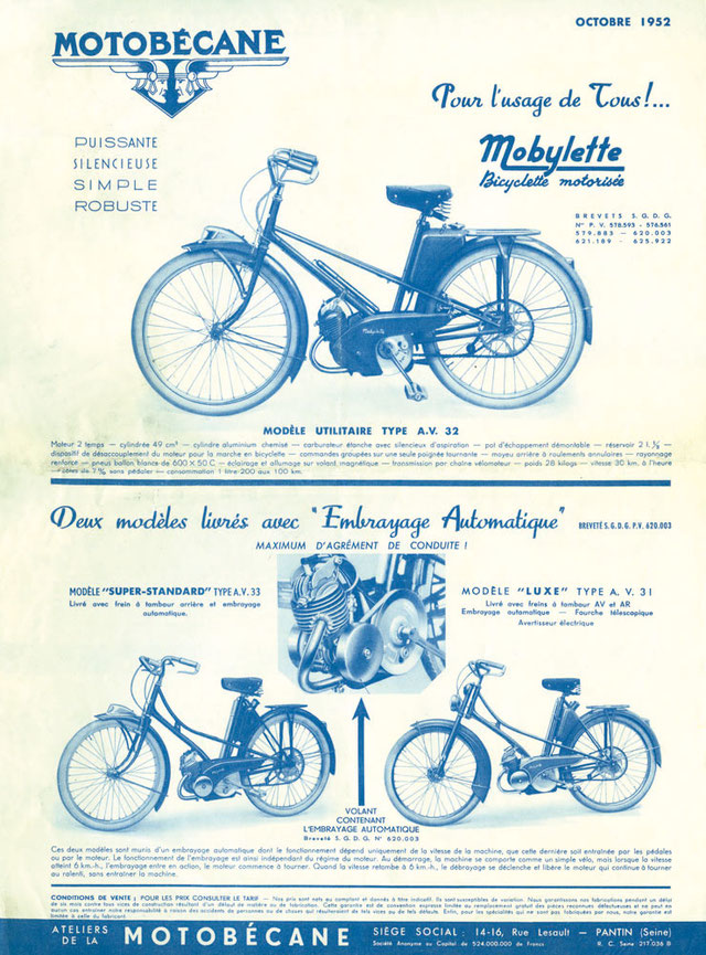 Mobylette AV 33 - Die Website für alte Moped, Mofas und Motorräder.