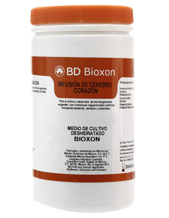 211200 BD Bioxon® Caldo Infusión de Cerebro y Corazón, 450 g ...