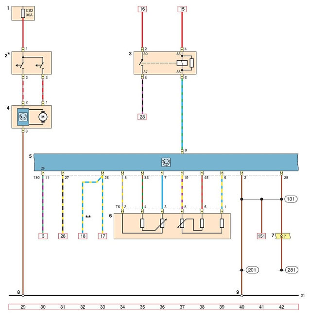 VW POLO Sedan Wiring Diagrams - Car Electrical Wiring Diagram