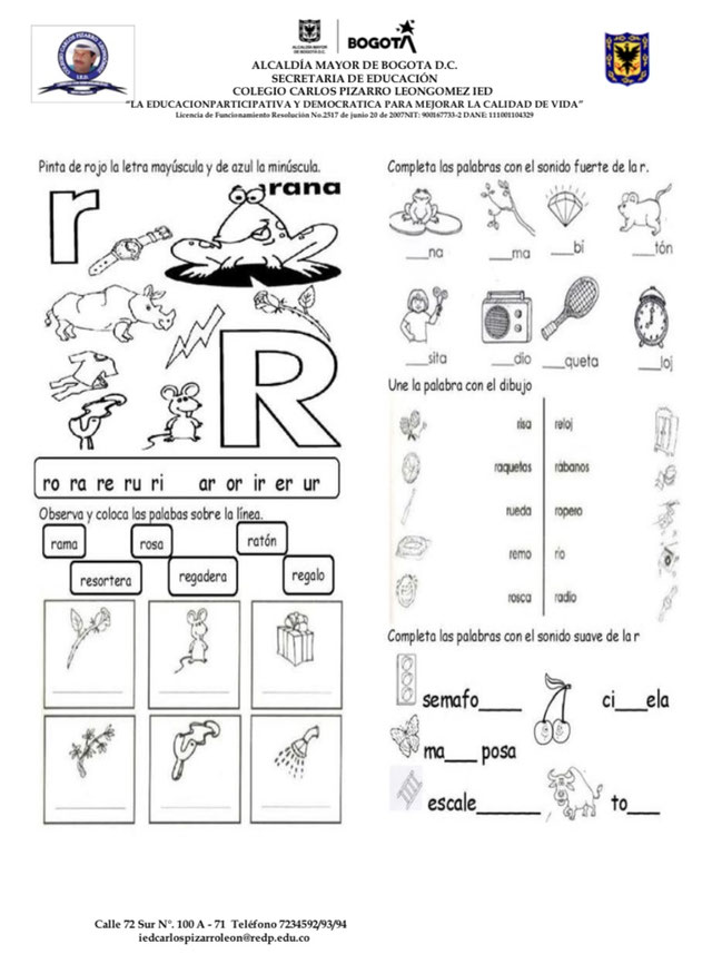 Consonante R y r - Página web de ajedrezuncuentofantastico