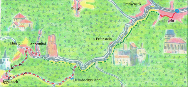 Elmsteiner Tal - Radwege im pfälzerwald