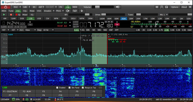 TCI Macro for Expert SDR rigs - IW7DMH - Ham Radio Station