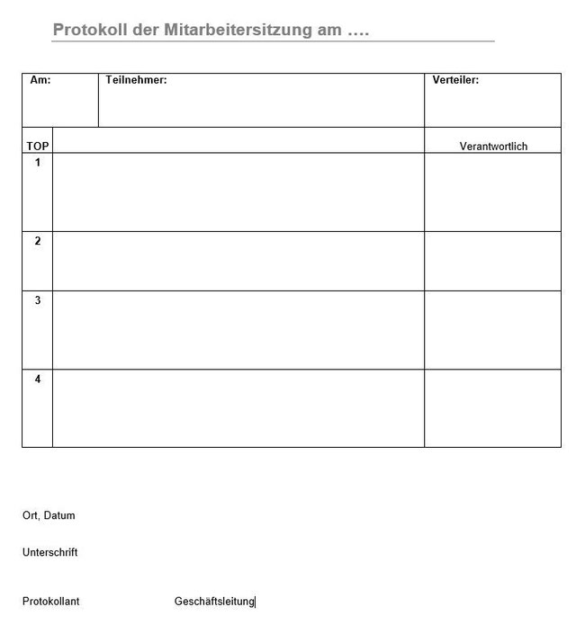 Wie schreibe ich ein Protokoll? 3 Tipps für brauchbare Protokolle ...