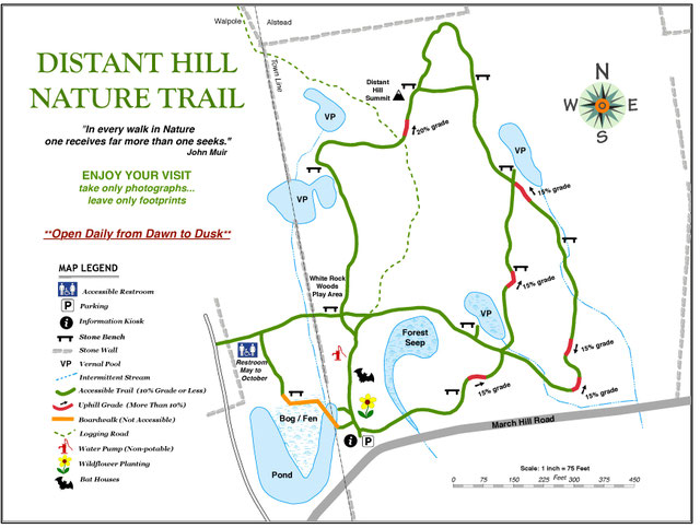 Distant Hill Trail Maps - Distant Hill Gardens and Nature Trail