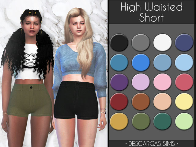 Shorts - Página web de descargassims-ts4cc