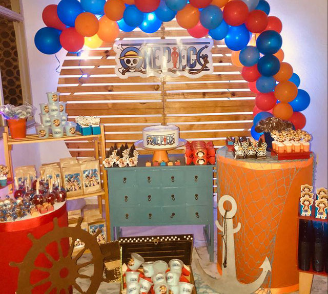 15 Ideas de Decoración Fiesta de Cumpleaños de One Piece - decoracion para fiestas