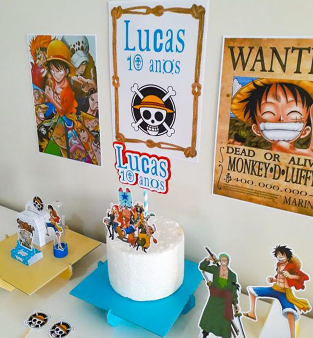 15 Ideas de Decoración Fiesta de Cumpleaños de One Piece - decoracion ...