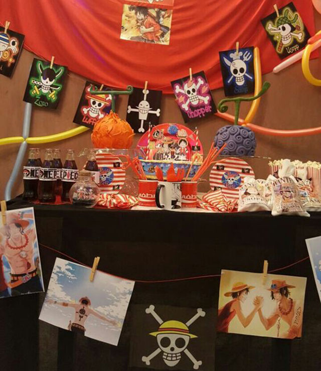 15 Ideas de Decoración Fiesta de Cumpleaños de One Piece - decoracion ...