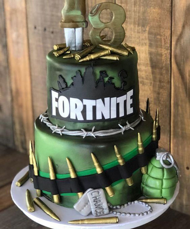 10 Ideas para un Pastel de Cumpleaños de Fortnite - decoracion para fiestas