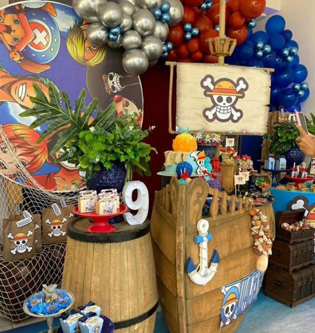 15 Ideas de Decoración Fiesta de Cumpleaños de One Piece - decoracion ...