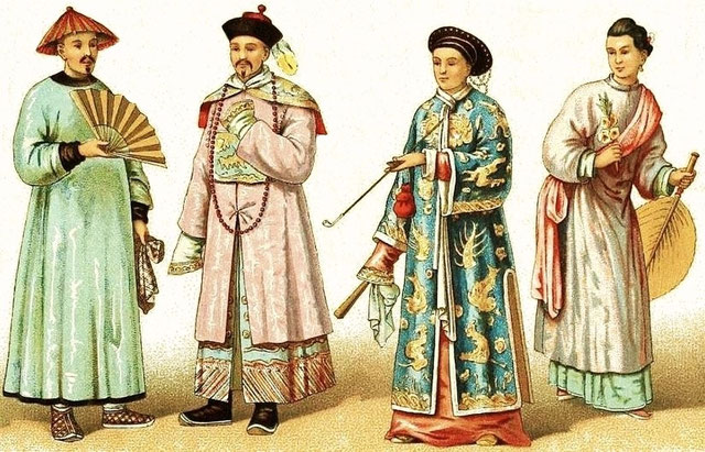Racinet : Le Costume historique. Chine - Bibliothèque Chine ancienne