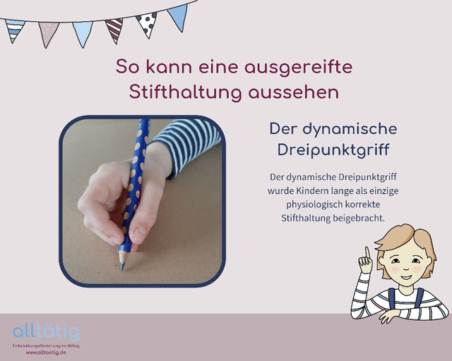 Reife und unreife Stifthaltungen sicher erkennen - alltaetigs Webseite!