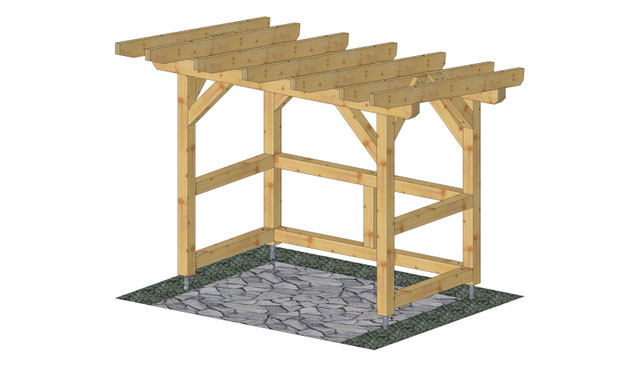 Unterstand Holz Bauanleitung - Bauplan-Holz