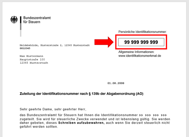 INFORMATIONEN ZUR STEUER-ID - RINCK Notare Rechtsanwälte Fachanwälte