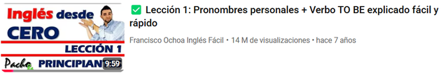 Clases inglés | Curso inglés - Aprende inglés fácil con Pacho8a ...