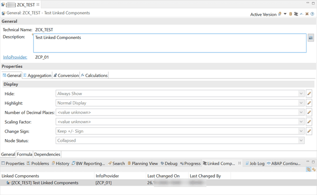 BW/4HANA Query Link Components - reyemsaibot