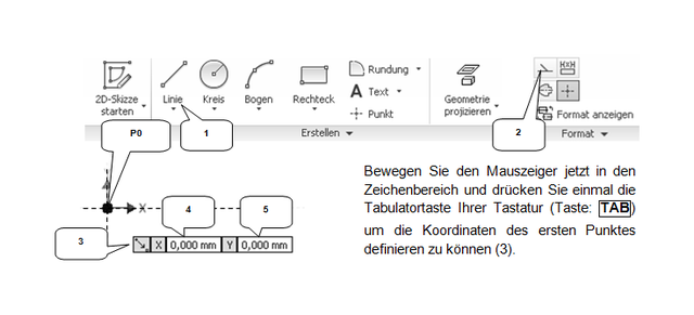 Inventor - Zeichnen einer einfachen Bauteilkontur - CAD-Trainings.de ...