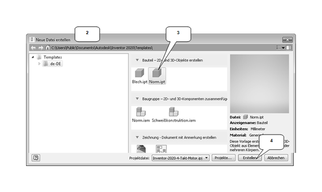Inventor - Zeichnen einer einfachen Bauteilkontur - CAD-Trainings.de ...